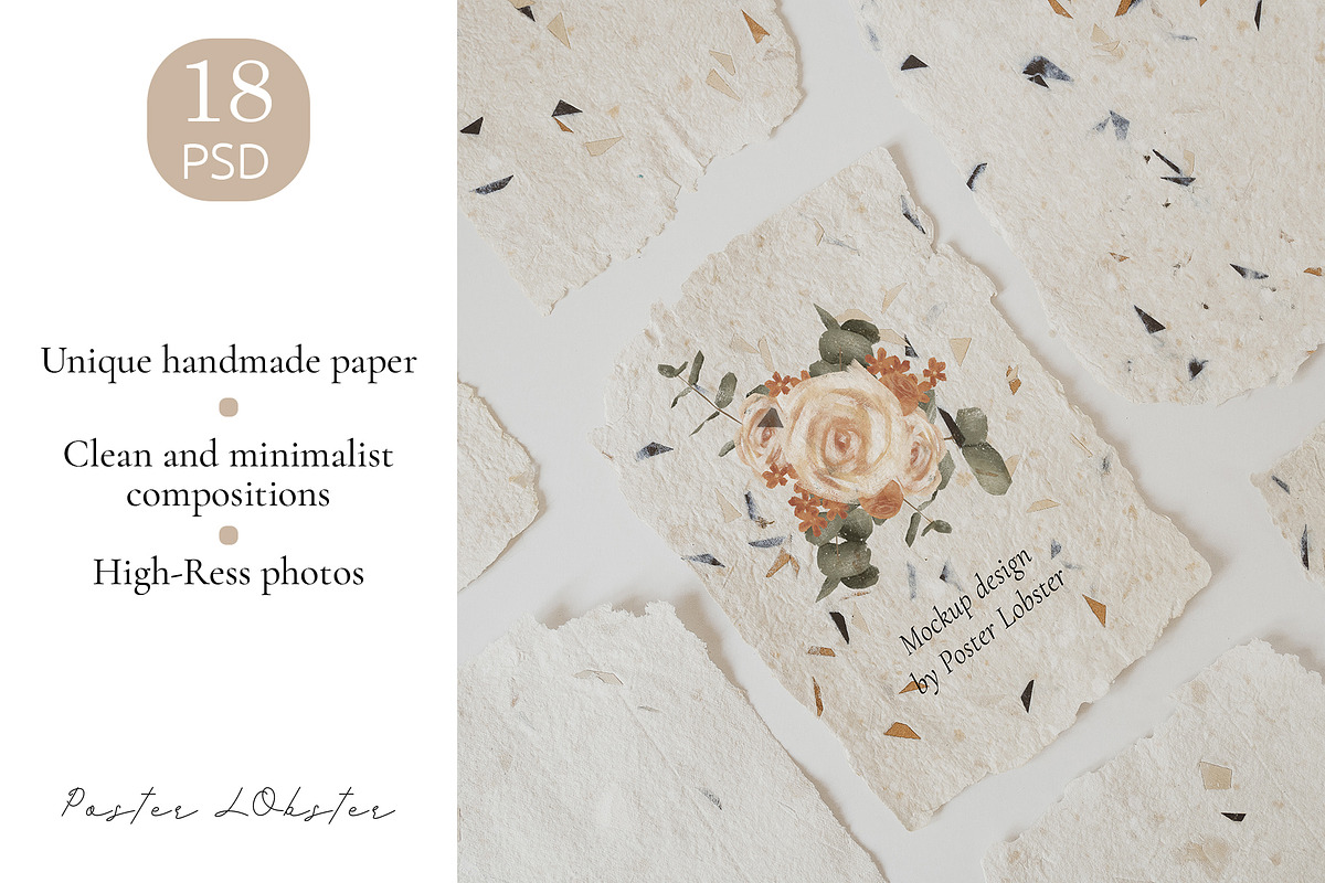 Boho Stationery Mockup Set, a Print Template by Neutral Mockups