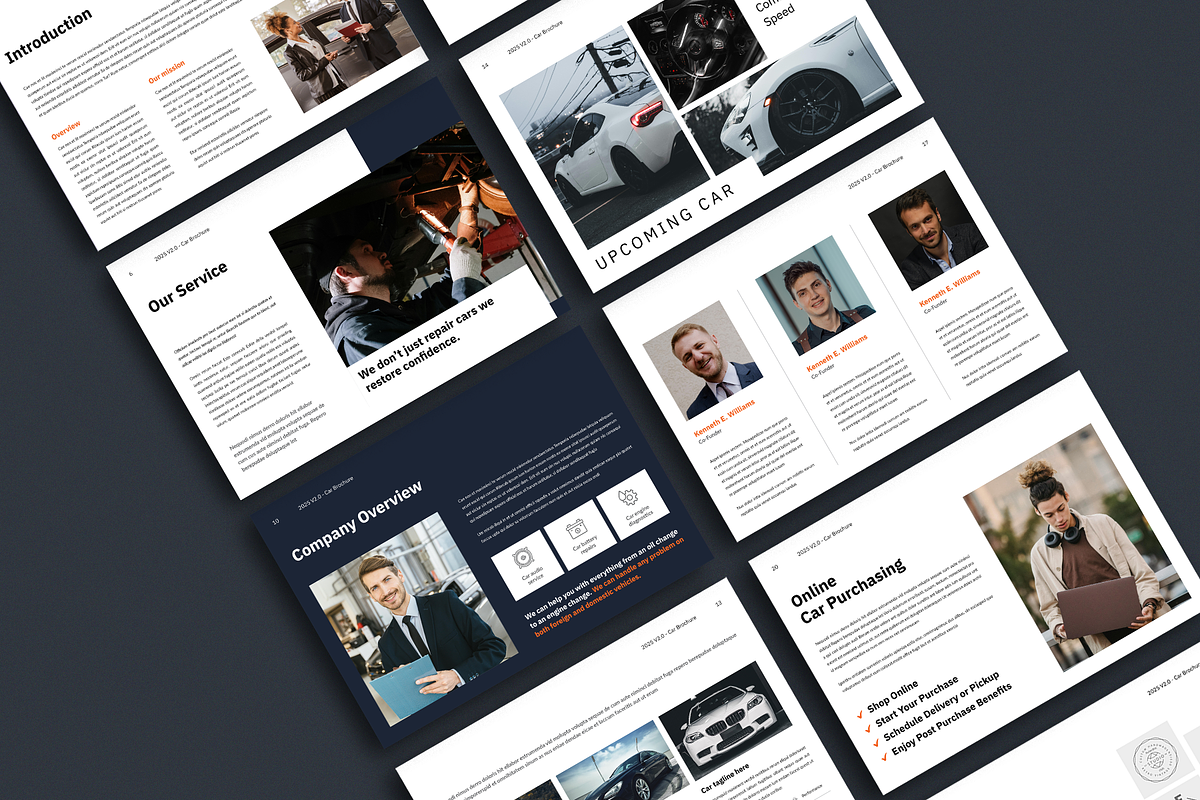 Car Brochure | Canva, InDesign, a Brochure Template by ArtisticLand ...
