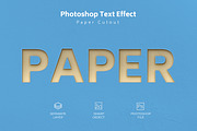 Paper Cutout Psd Text Style Effect, a Layer Style Add-On by ...