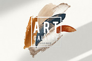 Art Abstract Watercolor Shapes, a Texture Graphic by Veris Studio