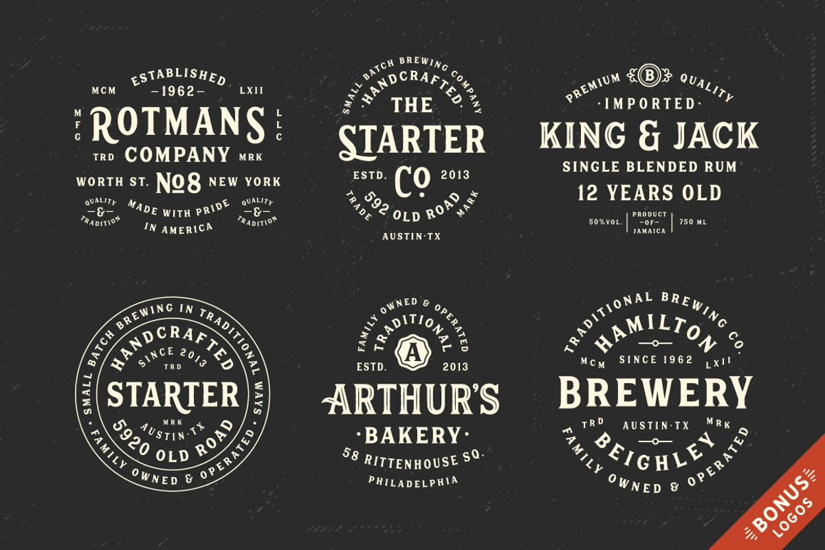 Hanley Block Pro, a Font by DISTRICT 62 STUDIO