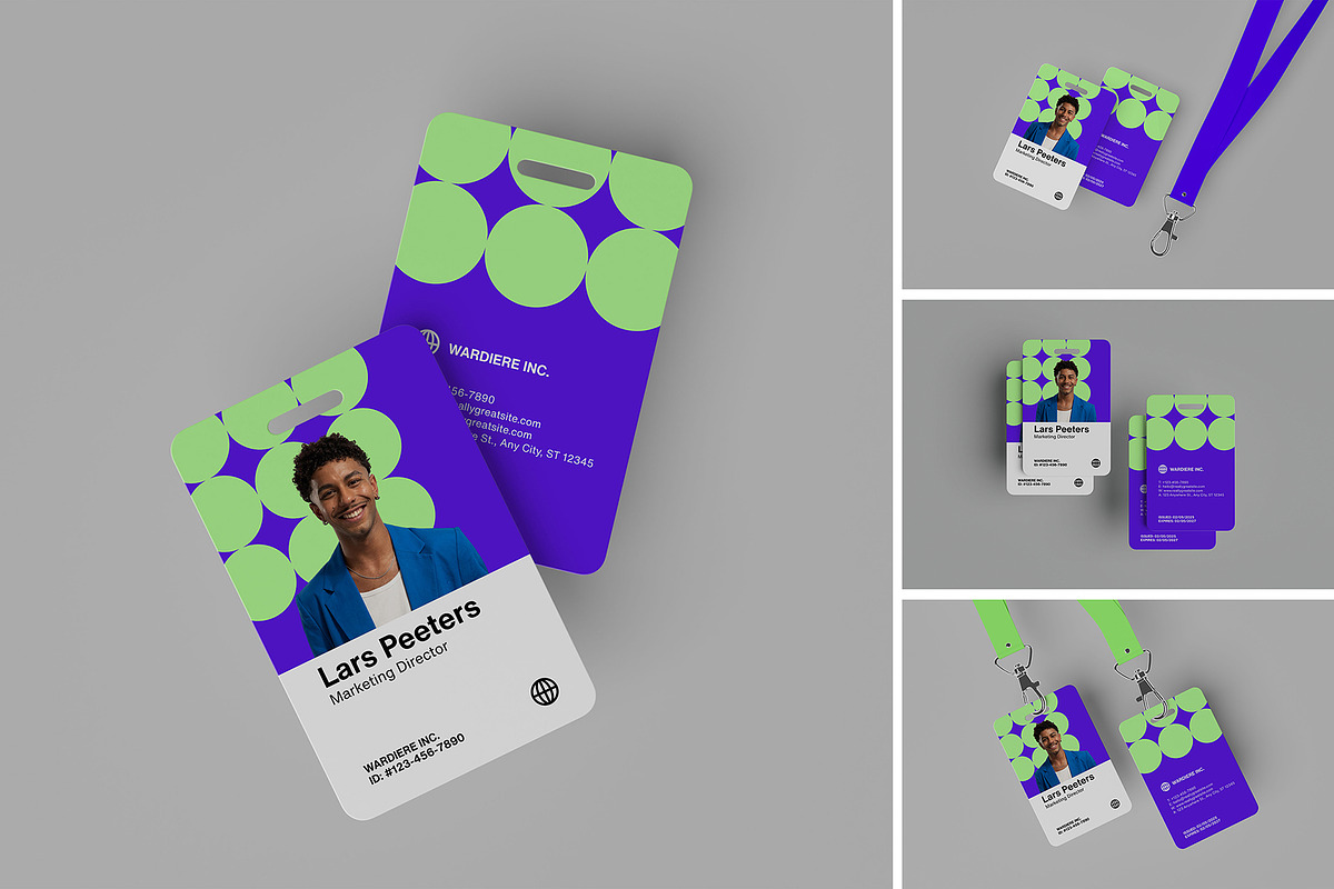 High Quality ID Card Mockup, an Advertising Mockup by MA-KING_ART