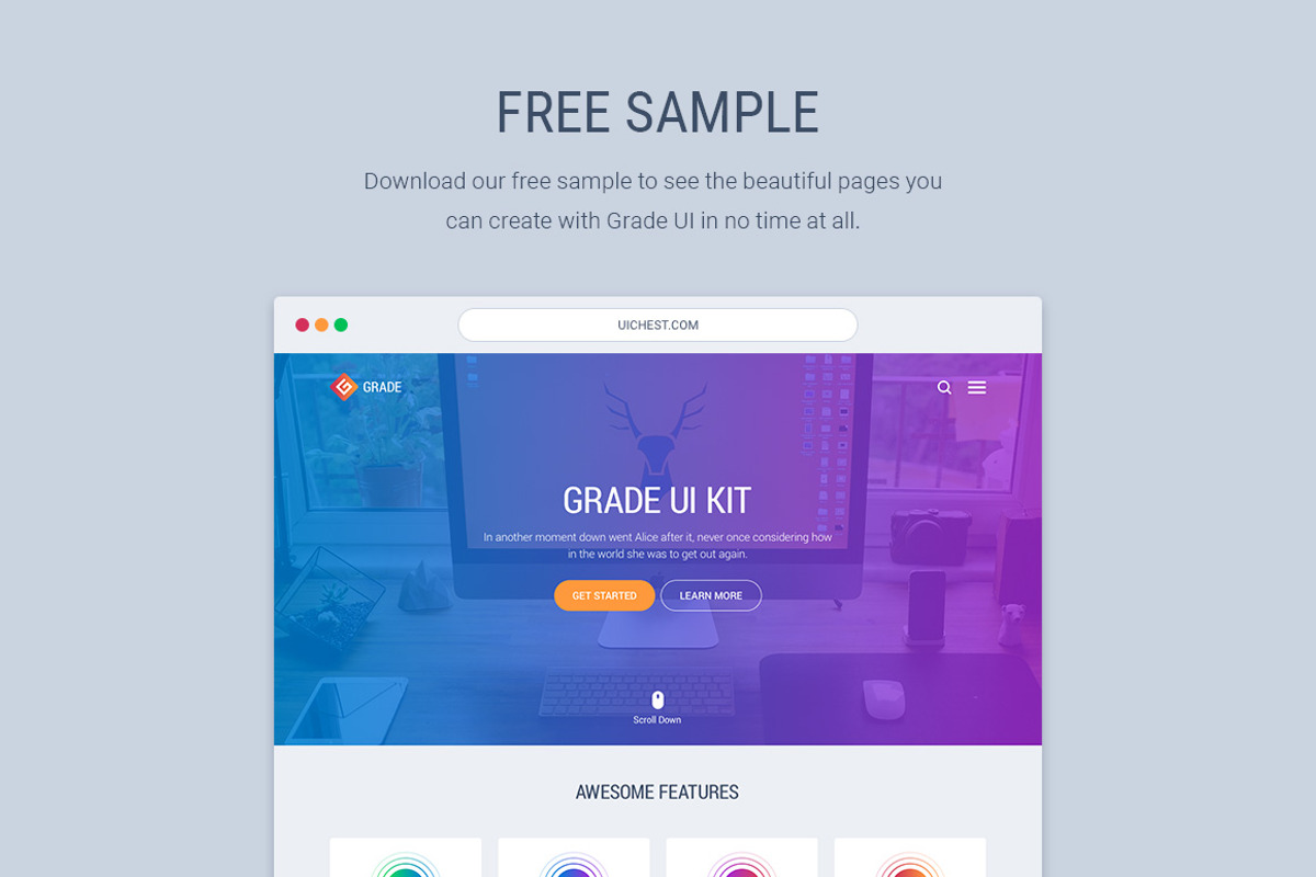 Grade UI Kit, an UI Kit Template by UI Chest
