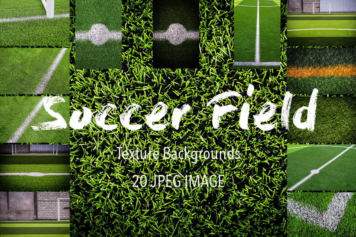 Soccer Field Textures Backgrounds, a Texture Graphic by pongsakornjun