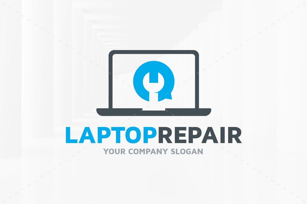 Laptop Repair Logo Template, a Branding & Logo Template by LOGOMAGINE