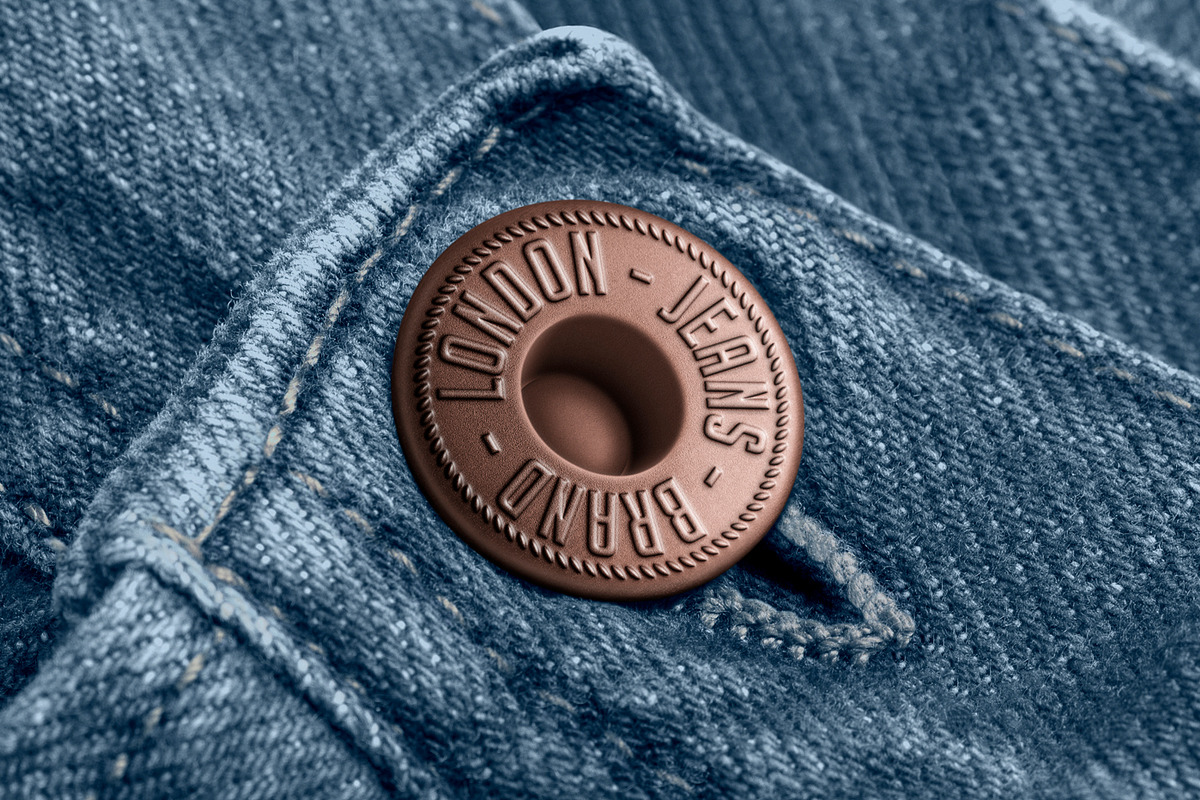 Jeans Button Logo Mockup, an Apparel Mockup by GfxFoundry