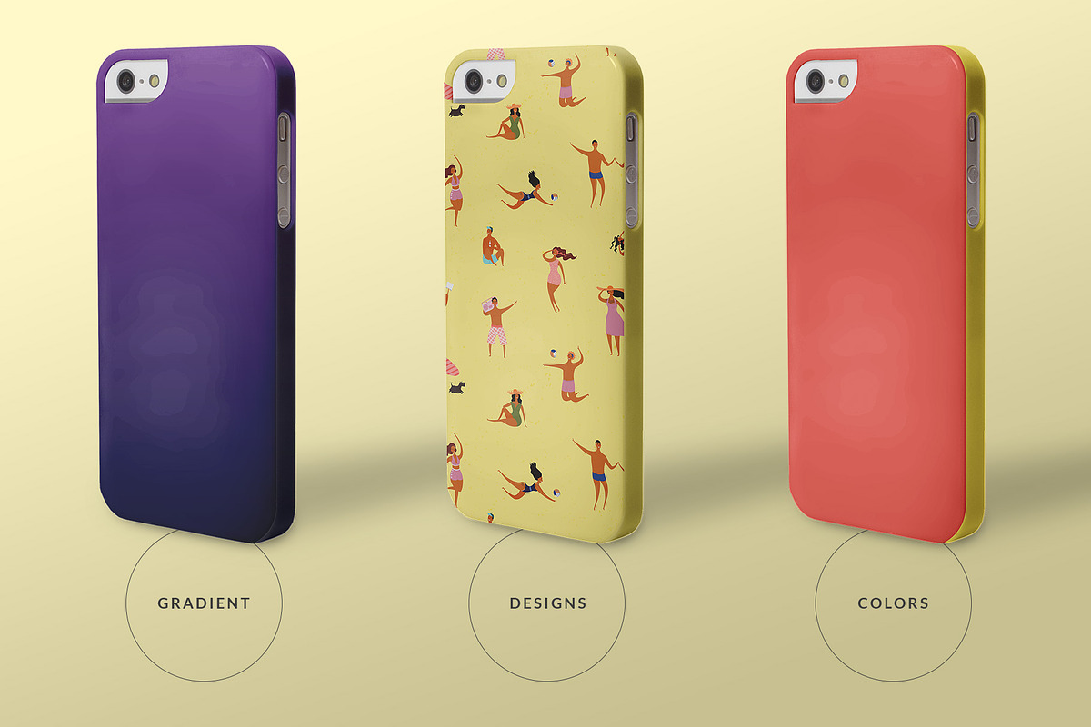 iPhone Snap Back case Mockup, a Product Mockup by Designertale