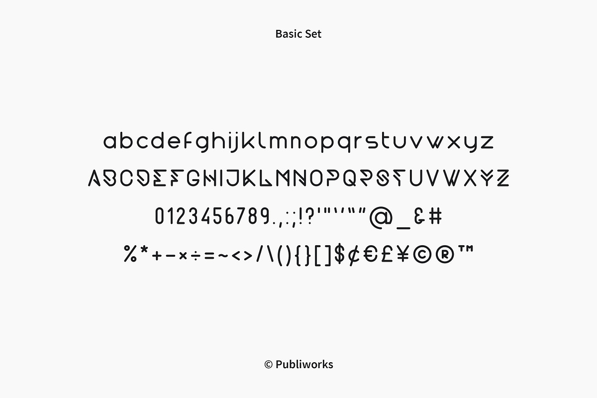 Debra - Futuristic & Rounded Font, a Sans Serif Font by Publiworks