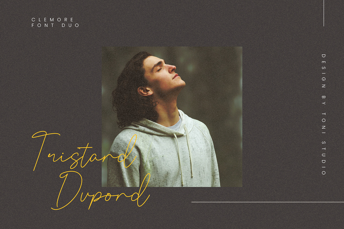 Clemore font duo, a Serif Font by ToniStudio