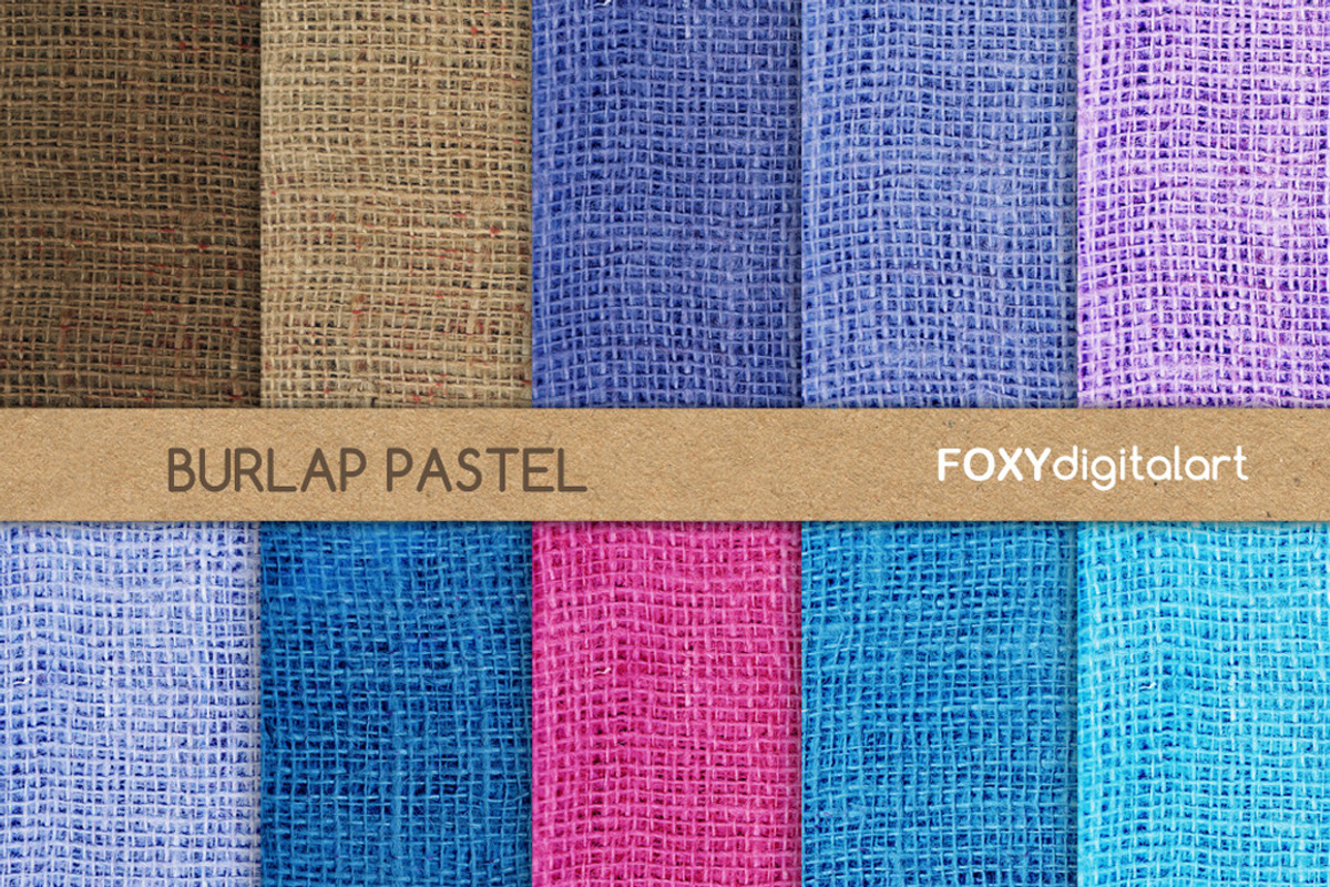 Scrapbook Burlap Canvas Paper, a Pattern Graphic by FOXYdigitalart