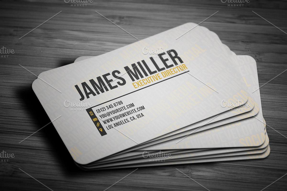 Keywords Business Card, a Business Card Template by Lucas Alexander