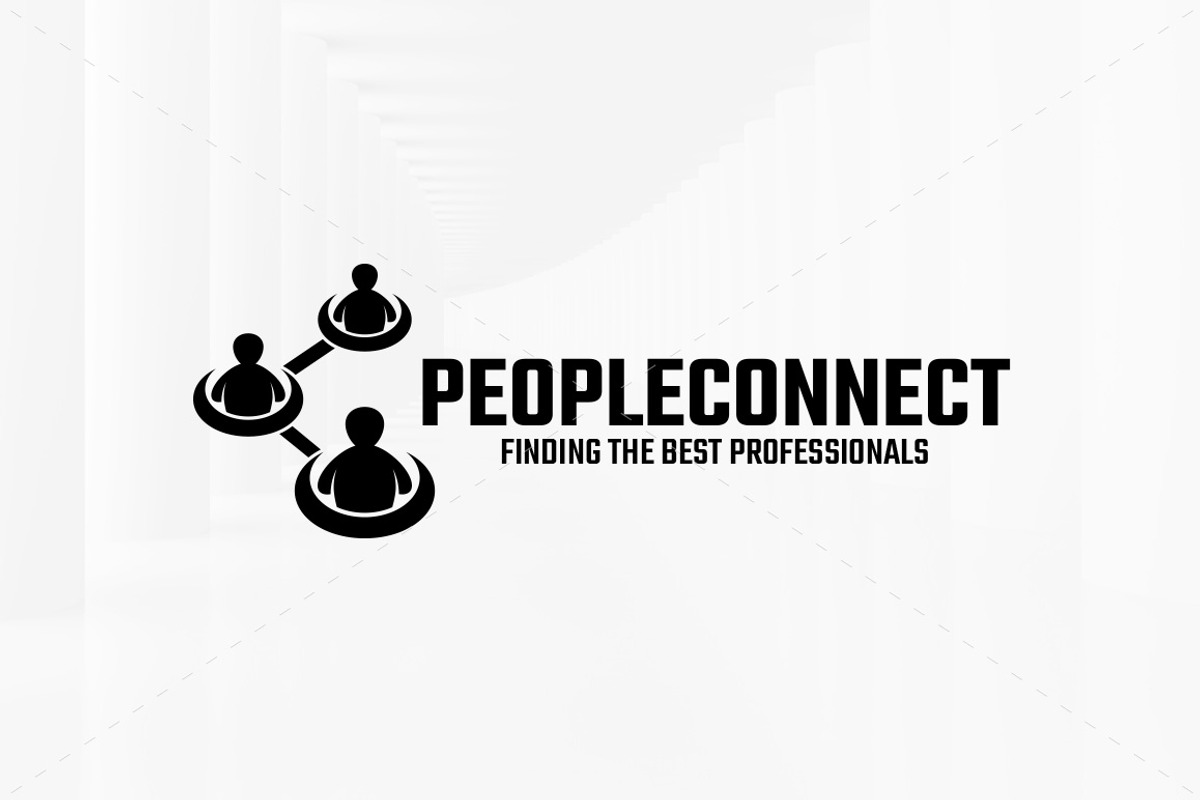 People Connect Logo Template, a Branding & Logo Template by LOGOMAGINE