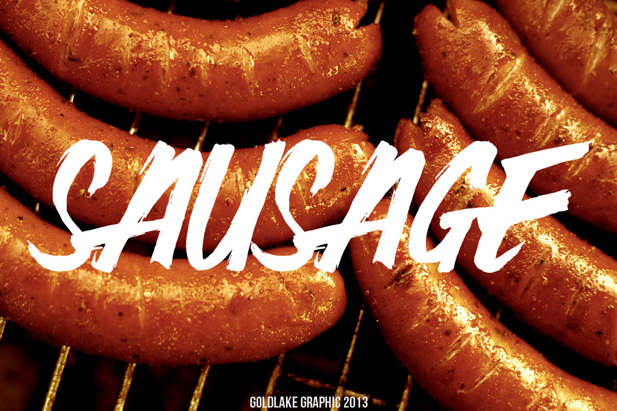 GL Steak Brush, a Script Font by GOLDLAKE GRAPHIC | Creative Market