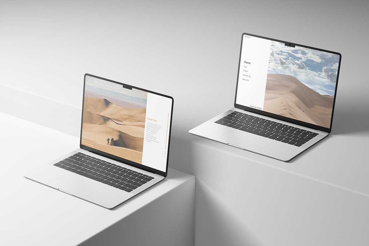 Macbook Pro & Clay Mockup