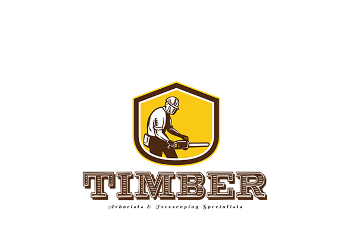 Timber Treescaping Specialists Logo, a Branding & Logo Template by ...