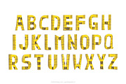 Measuring Tape letters, a Graphic by Fun Font Shop