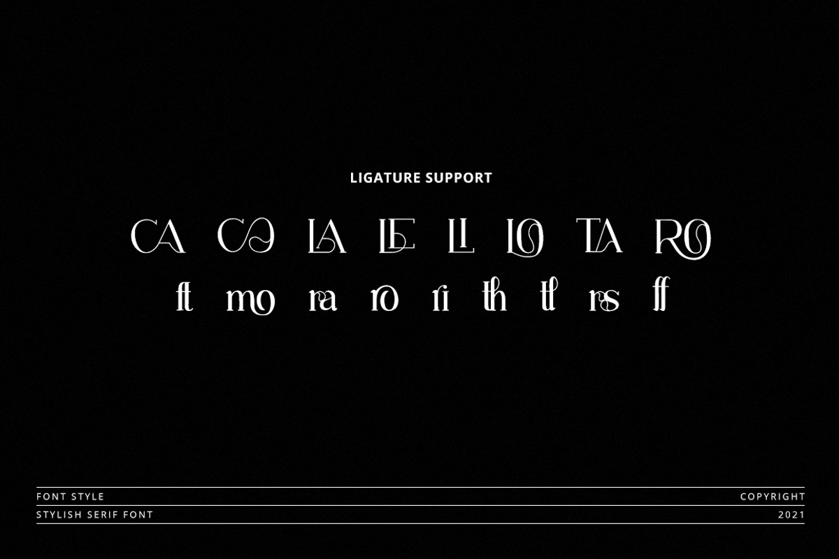 Atlantic, a Serif Font by RockboyStd