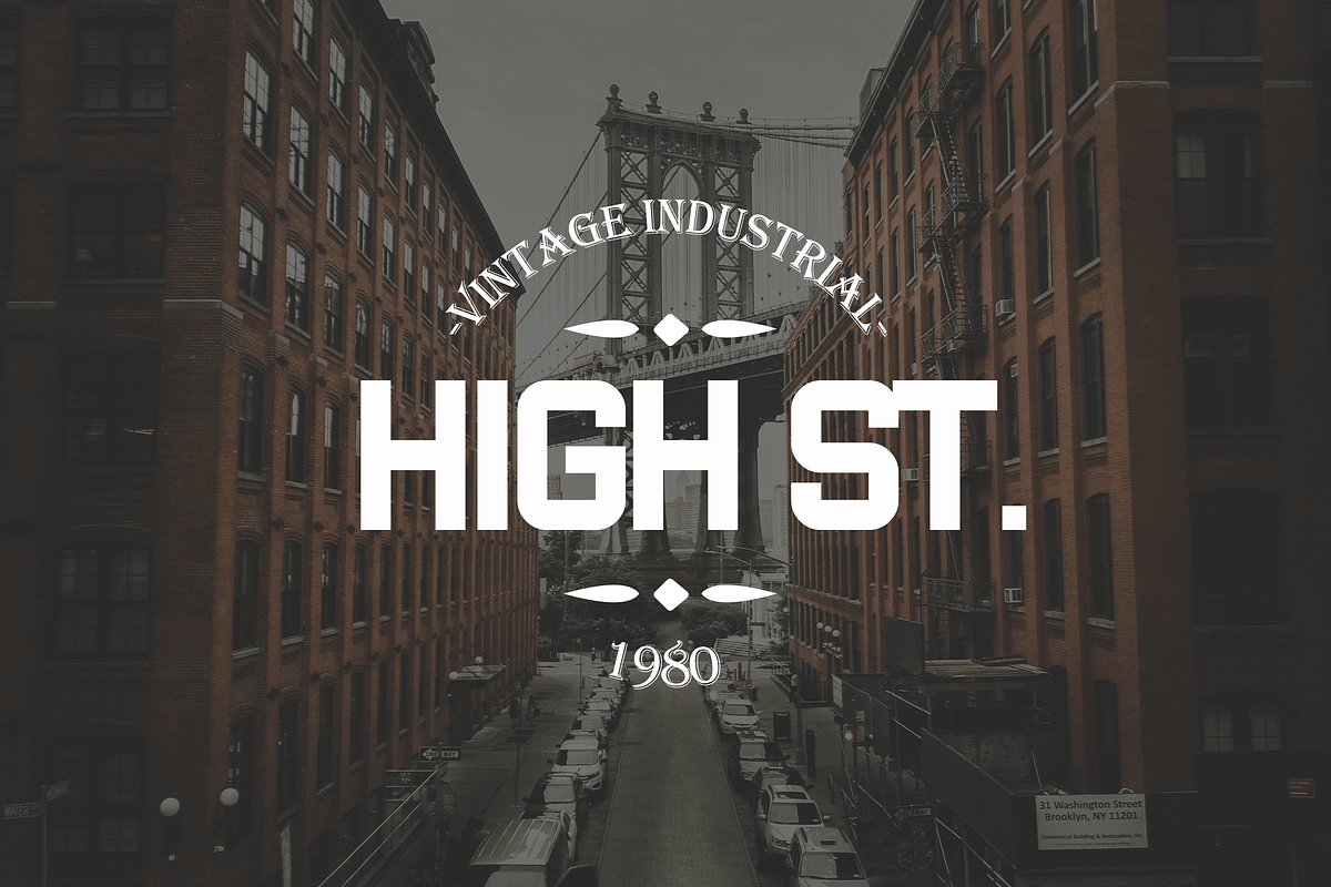 Industrial Font, a Script Font by Graphue