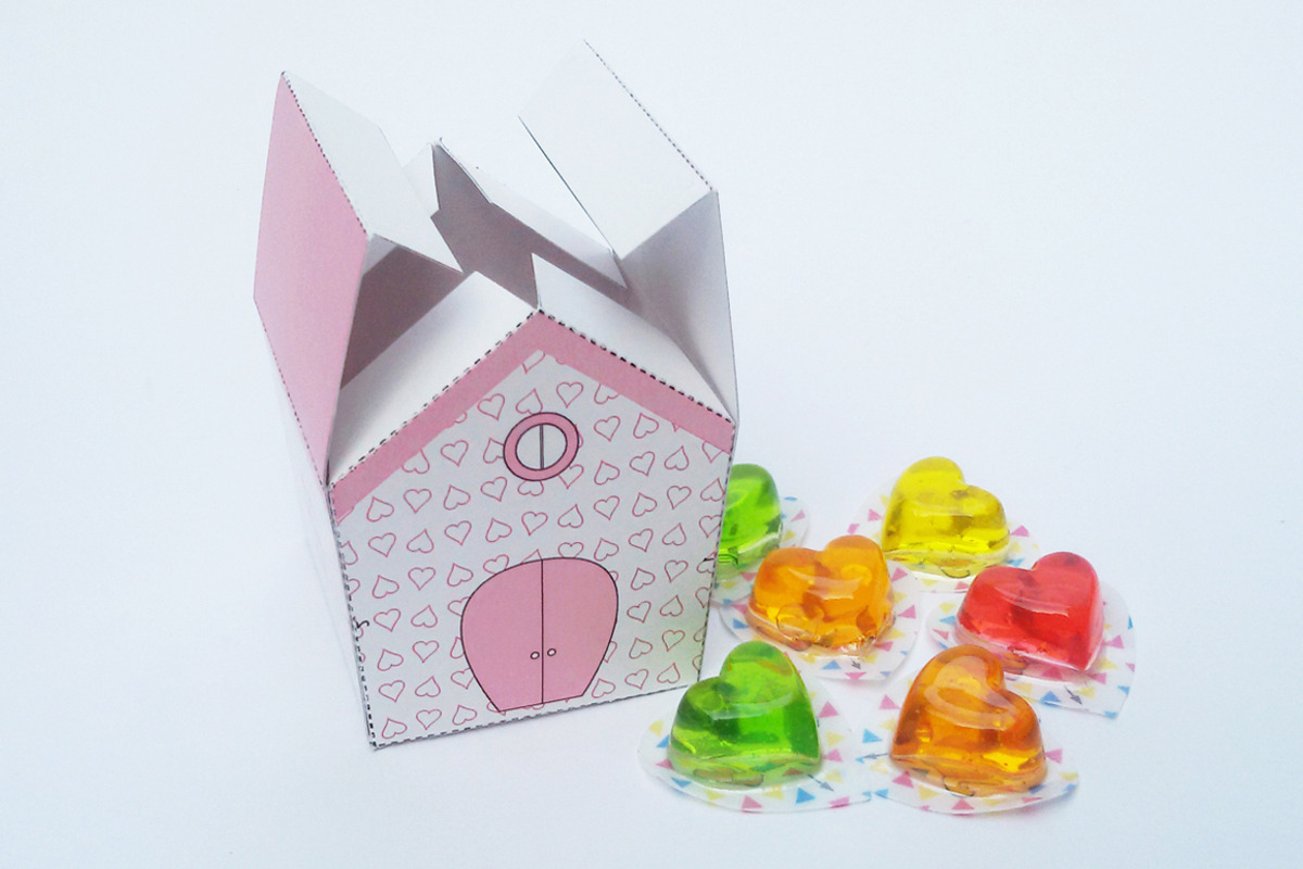 DIY Hut Favor - 3d papercrafts, a Templates & Theme by PAPER amaze