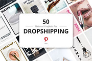 Pinterest Dropshipping Graphics, a Social Media Template by Web Donut