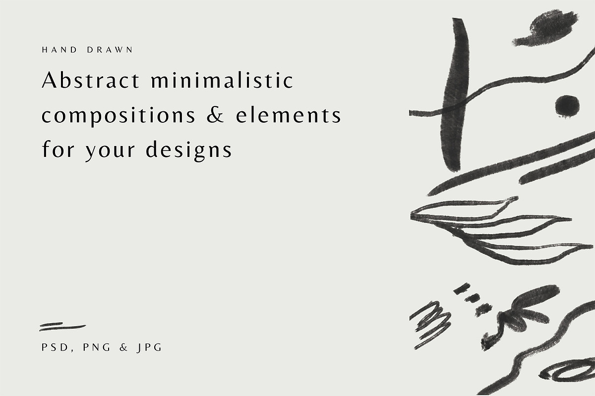 Minimal Abstract Compositions, an Object Graphic by Maisonirene ...