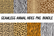 Seamless Animal Hides PNG Bundle., an Animal Illustration by Doodle ...