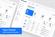 Team Tracker Admin Dashboard, an UI Kit Template by SquidPixey