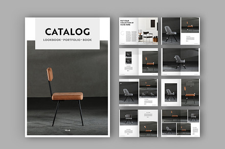 Product Catalog | MS Word & Indesign | Brochure Templates ~ Creative Market