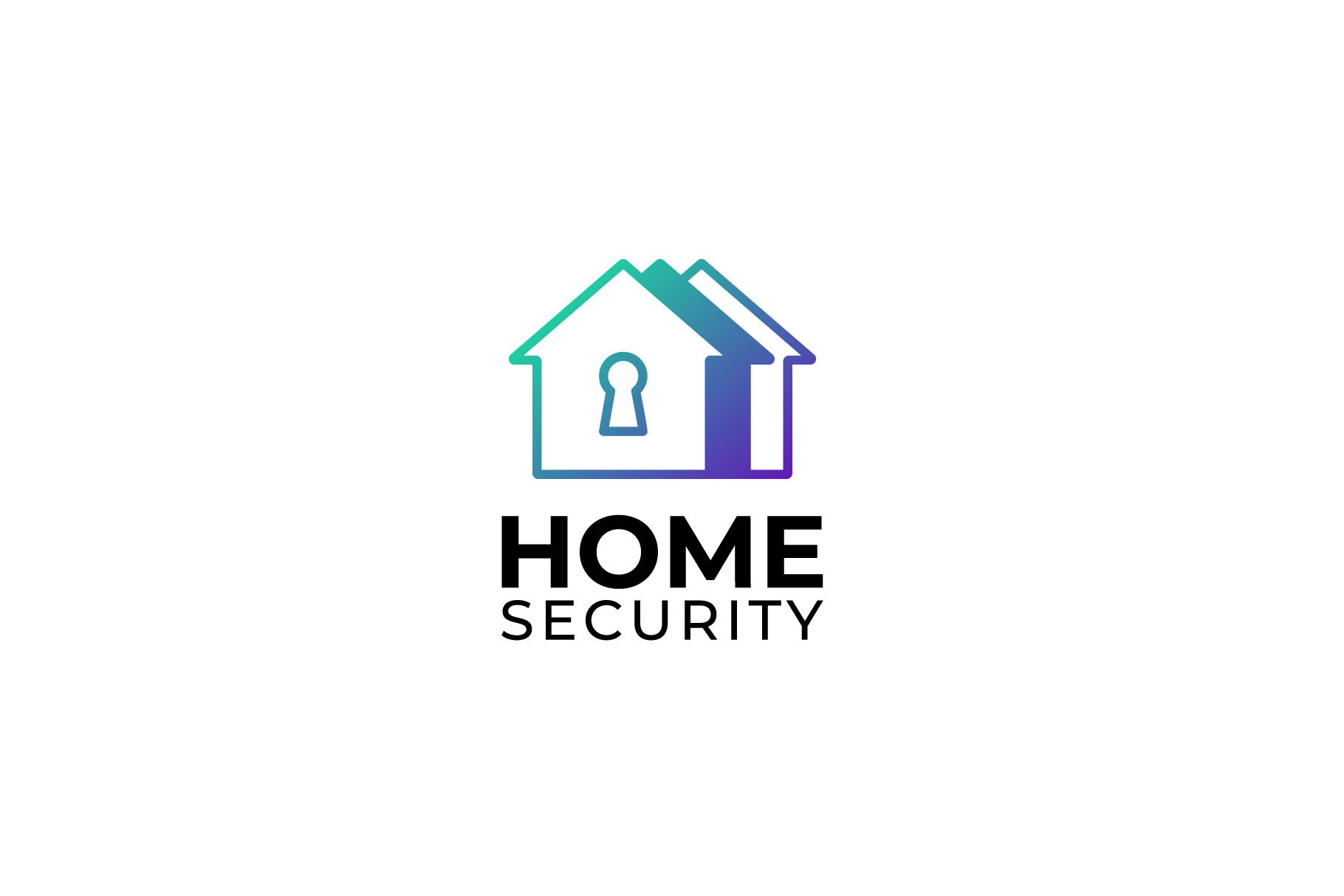 Modern Home security logo design, a Branding & Logo Template by OmerStudio