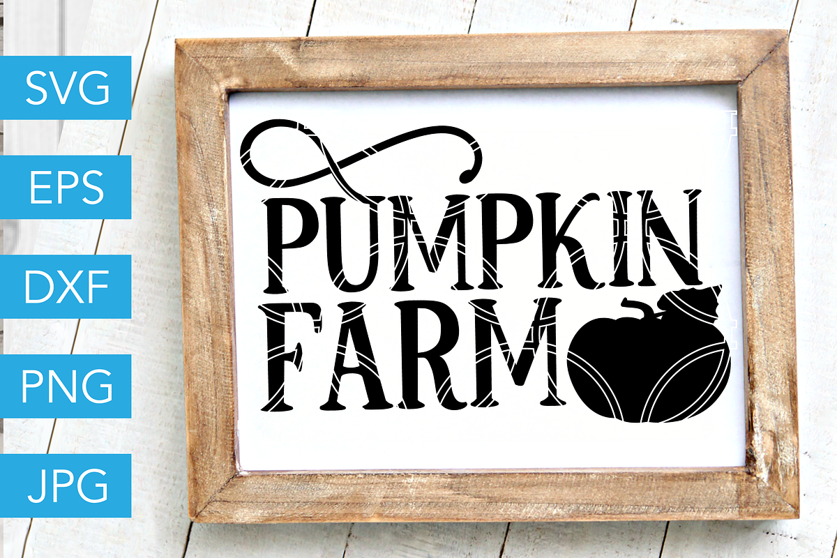 Pumpkin Farm SVG Fall SVG Farm SVG, an Illustration by SavanasDesign ...