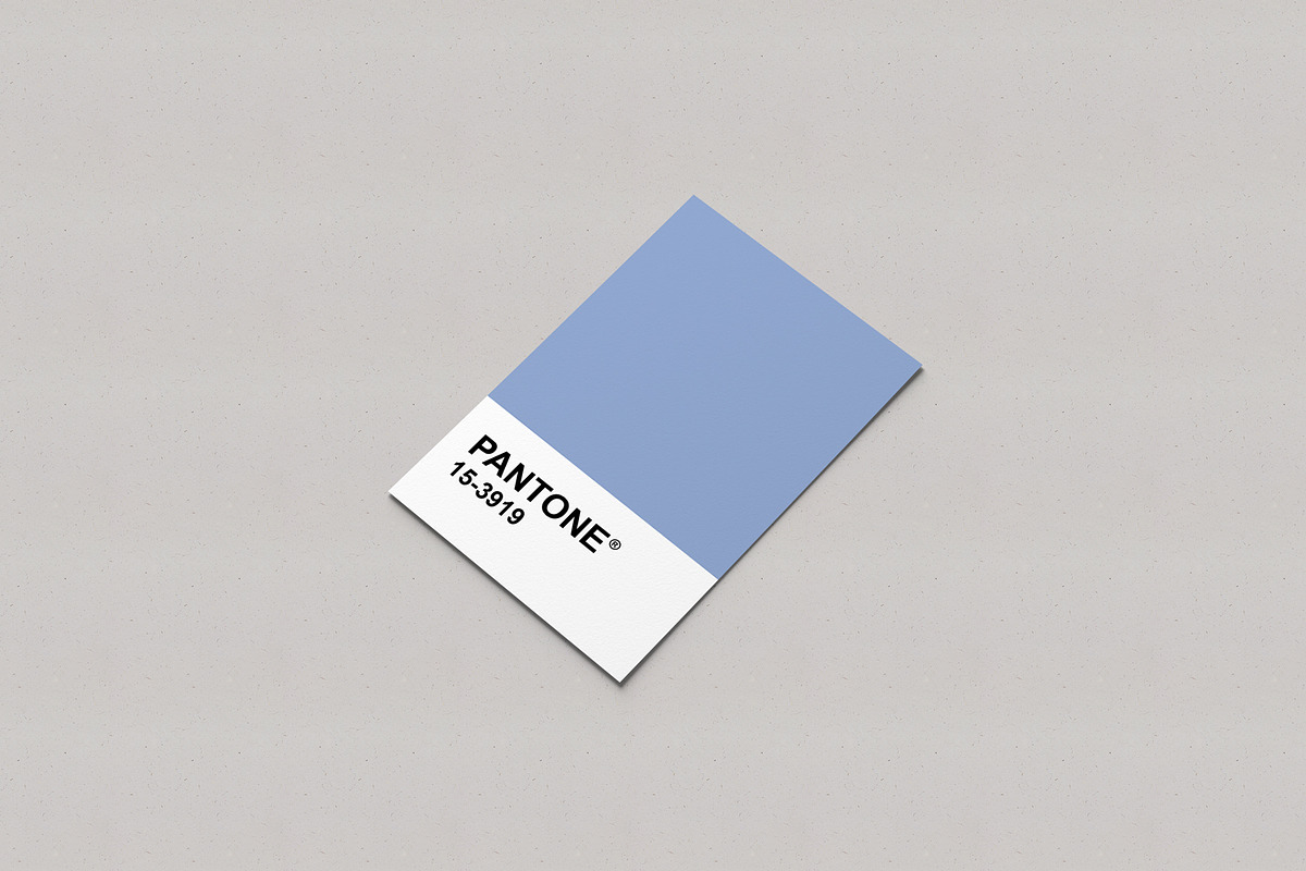 Pantone Card Mockups, a Print Template by artimasa