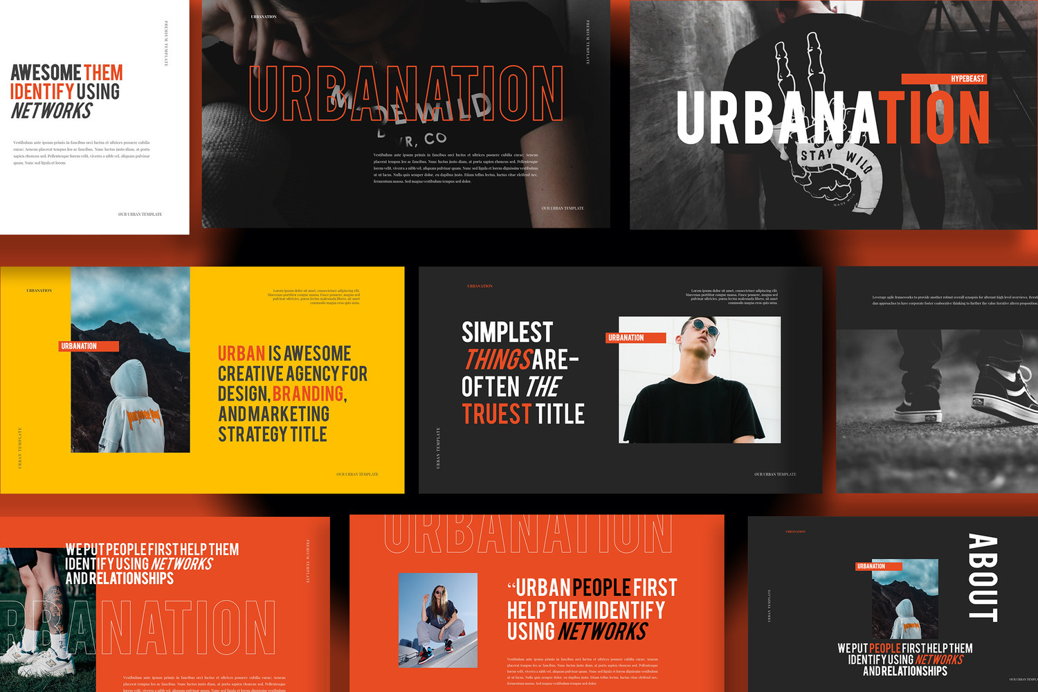 Urbanation Streetwear Powerpoint, a Presentation Template by casanovastudio