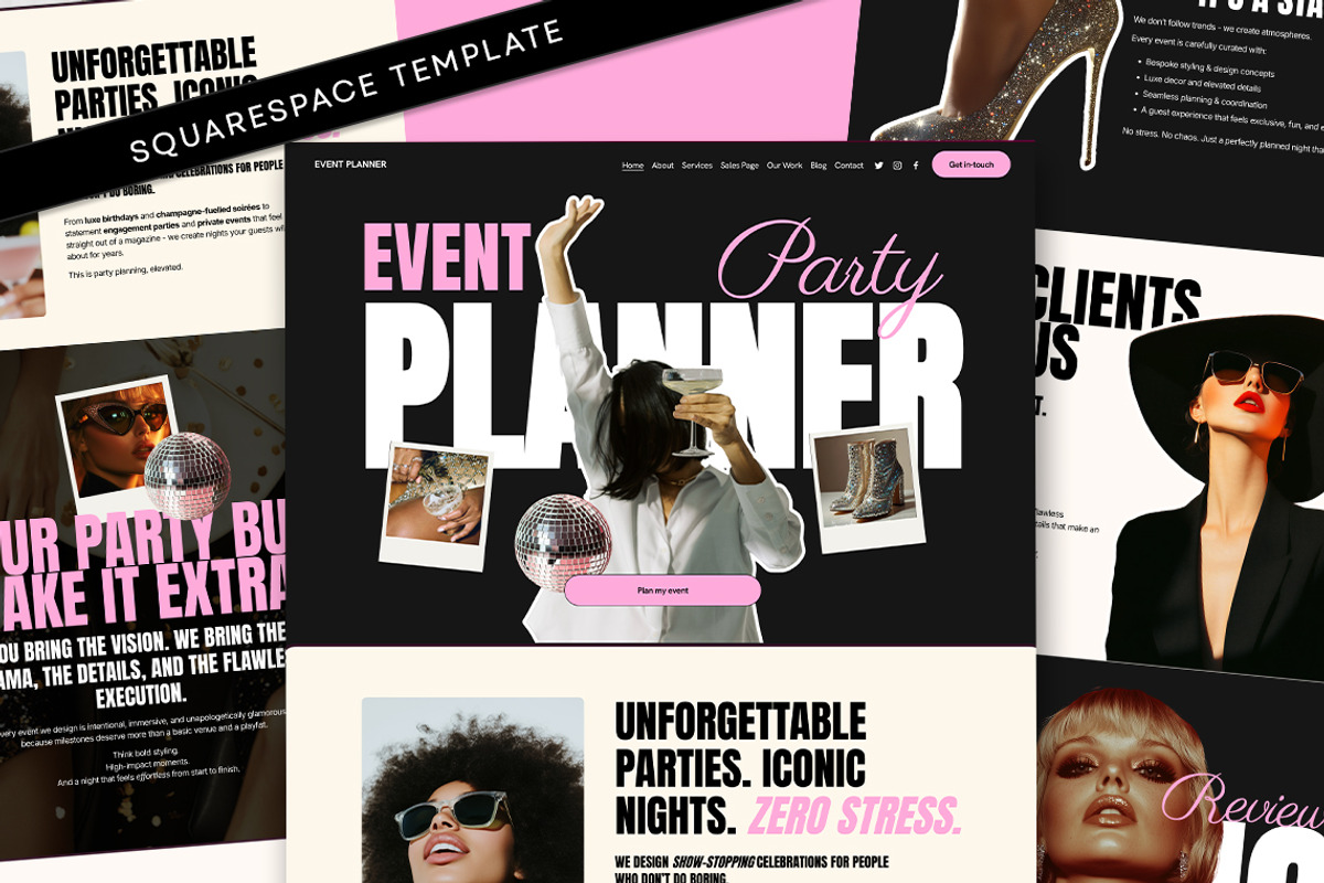 Party Planner Site Template