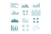 Vector charts and graphs. Line, a Background Graphic by Onyx