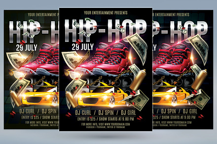 Hip Hop Flyer, a Flyer Template by tmcom