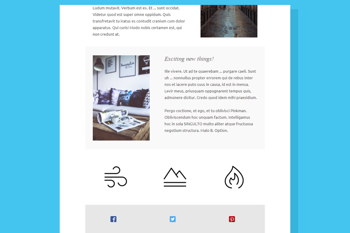 Simple - Email Newsletter Template, an Email Template by AsOfLatte