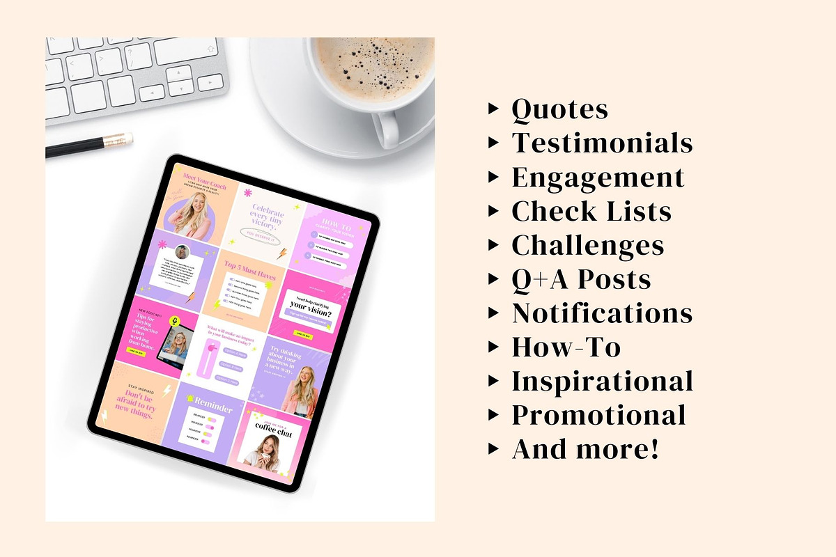 Coach Instagram Canva Templates