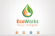 EcoWorks, a Branding & Logo Template by stock6design