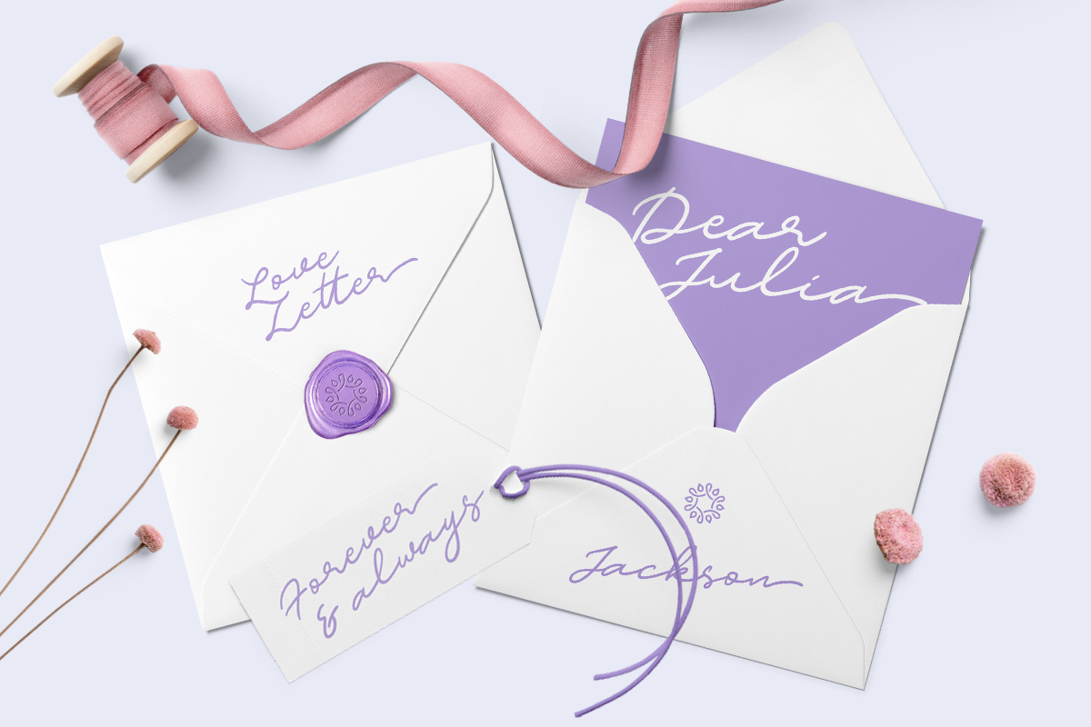 Dear Jane Script, a Script Font by Letterhend Studio