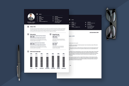 Invoice Template, a Resume Template by UnicodeID