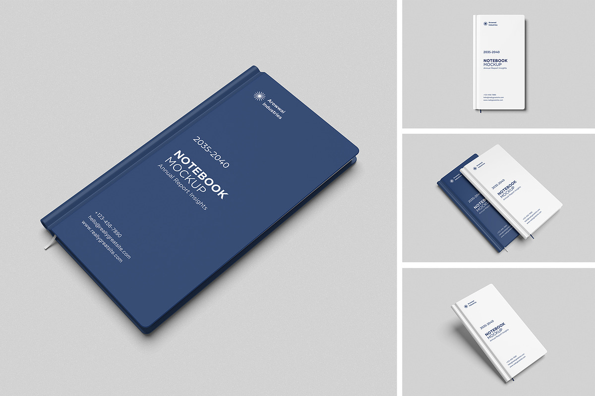 High Quality Notebook Mockup, an Advertising Mockup by swsi-studio