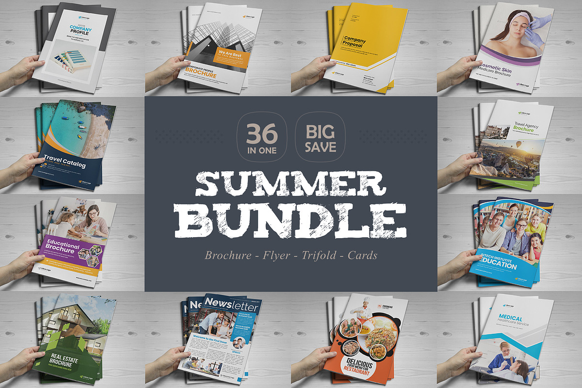 Summer Mega BUNDLE 36+ Templates