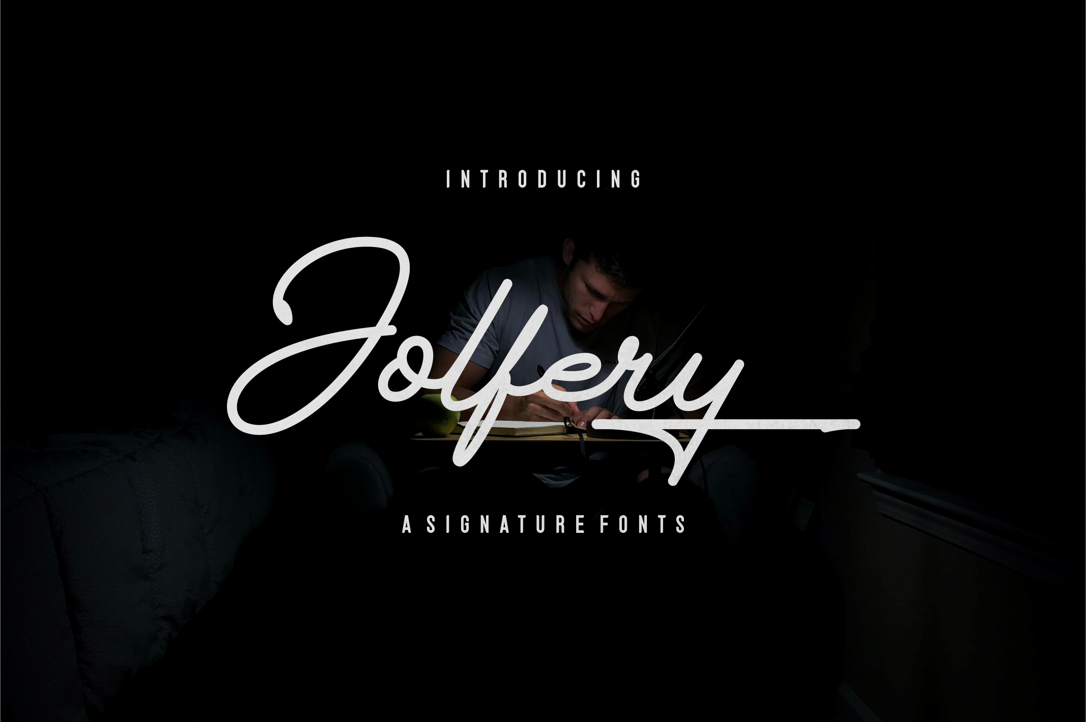 Jolfery Signature Font