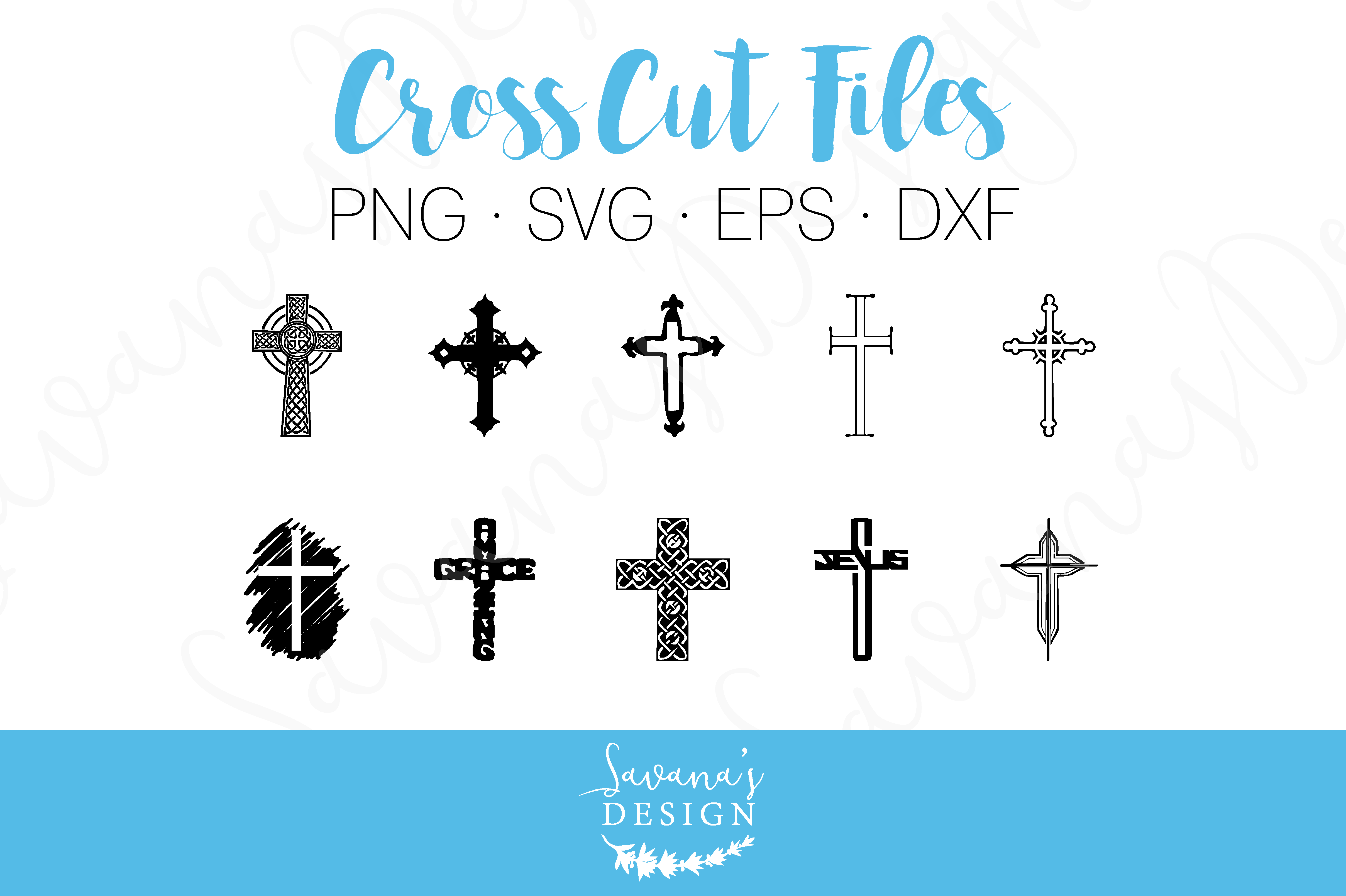 Ornate Cross Cut Files, a Decorative Illustration by SavanasDesign