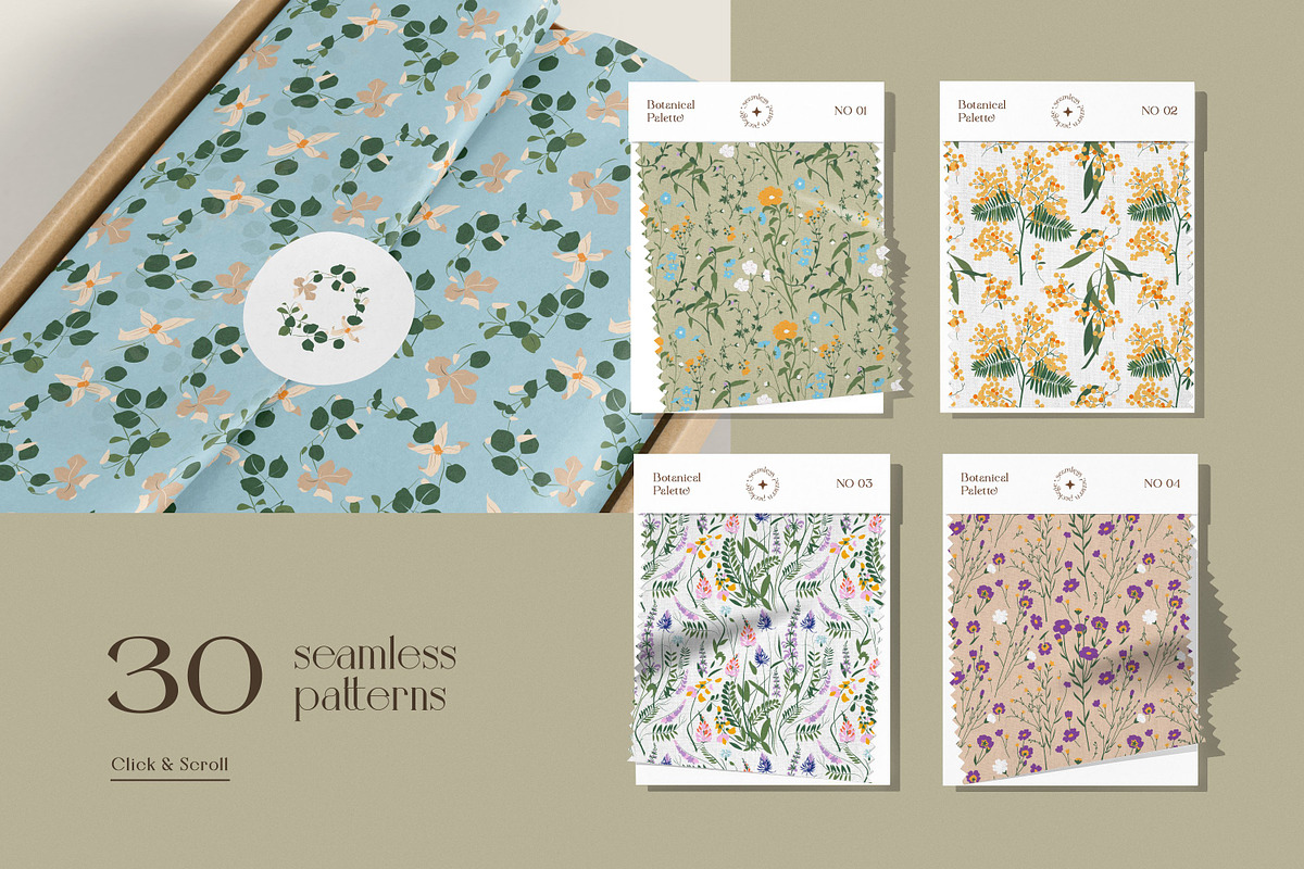 Botanical Label Design Bundle