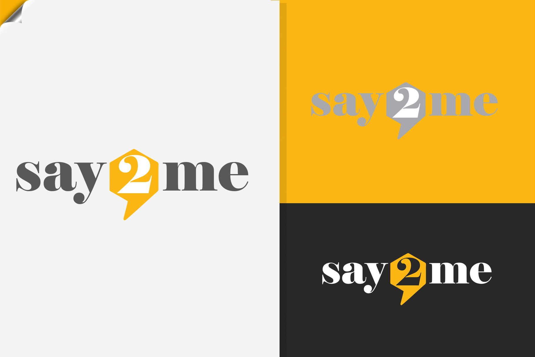 Say2me LOGO Template | Branding & Logo Templates ~ Creative Market