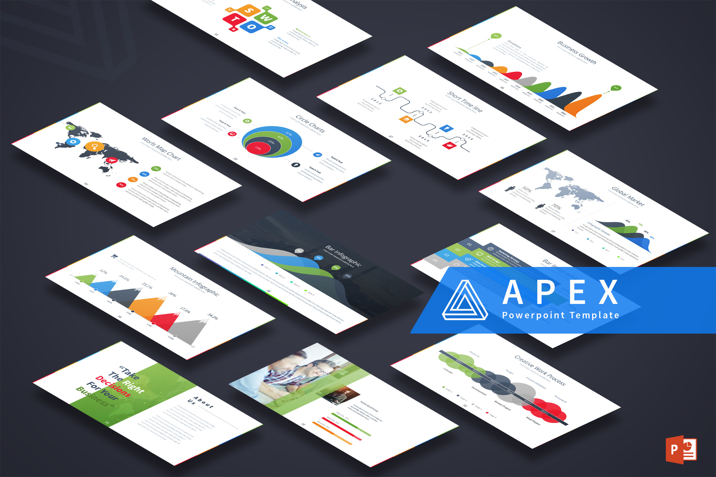 Apex PowerPoint Presentation, a Presentation Template by ZAAS