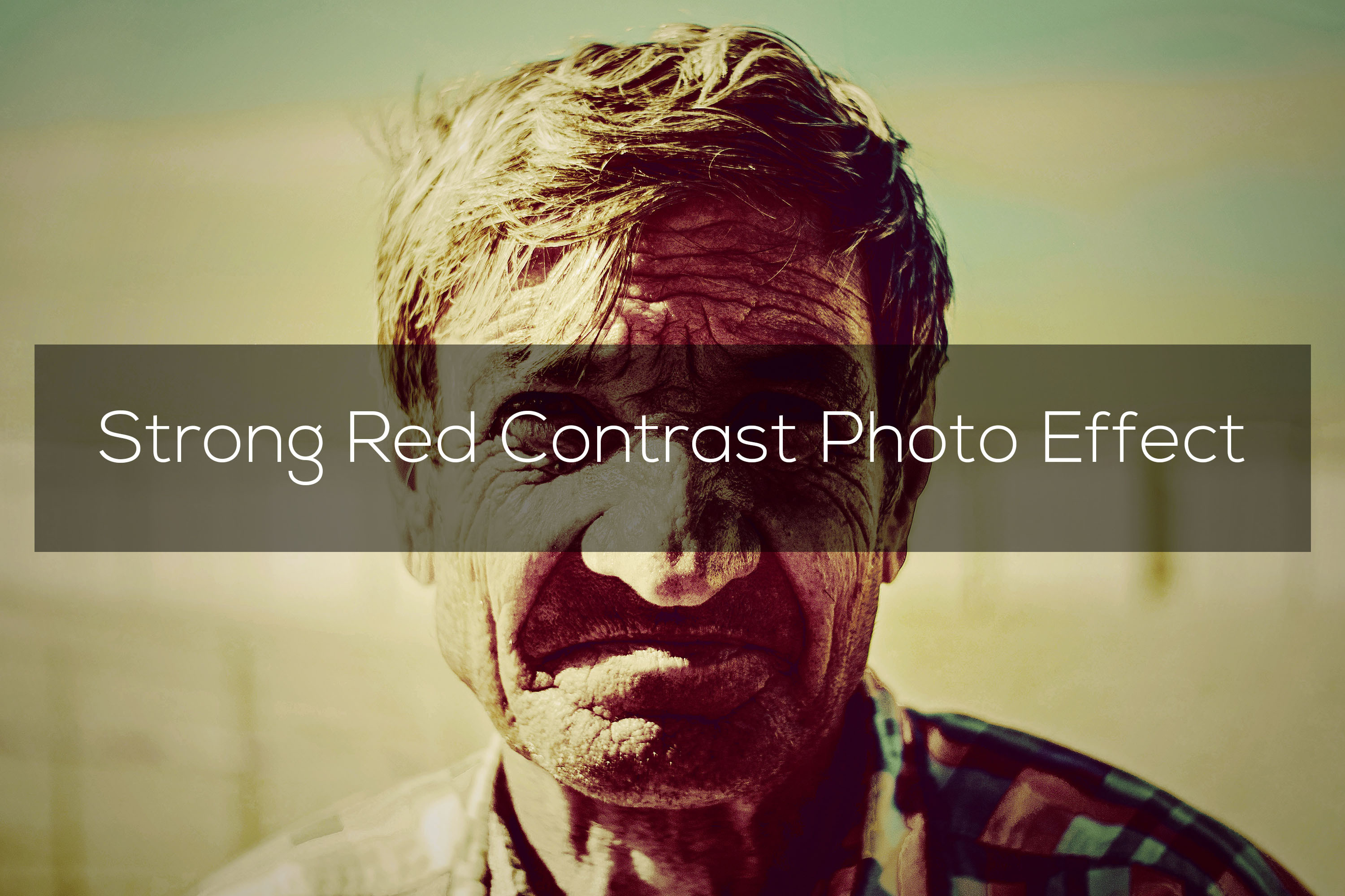 Strong Red Contrast Photo Effect | Actions ~ Creative Market
