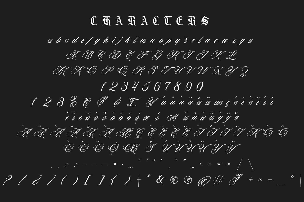 Kingside | Tattoo Style, a Script Font by Muntab_Art