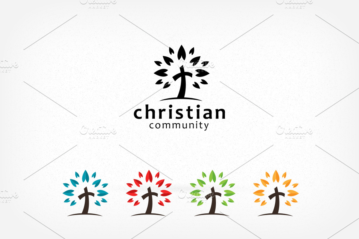 Church Community Logo, a Branding & Logo Template by NasirGrfx